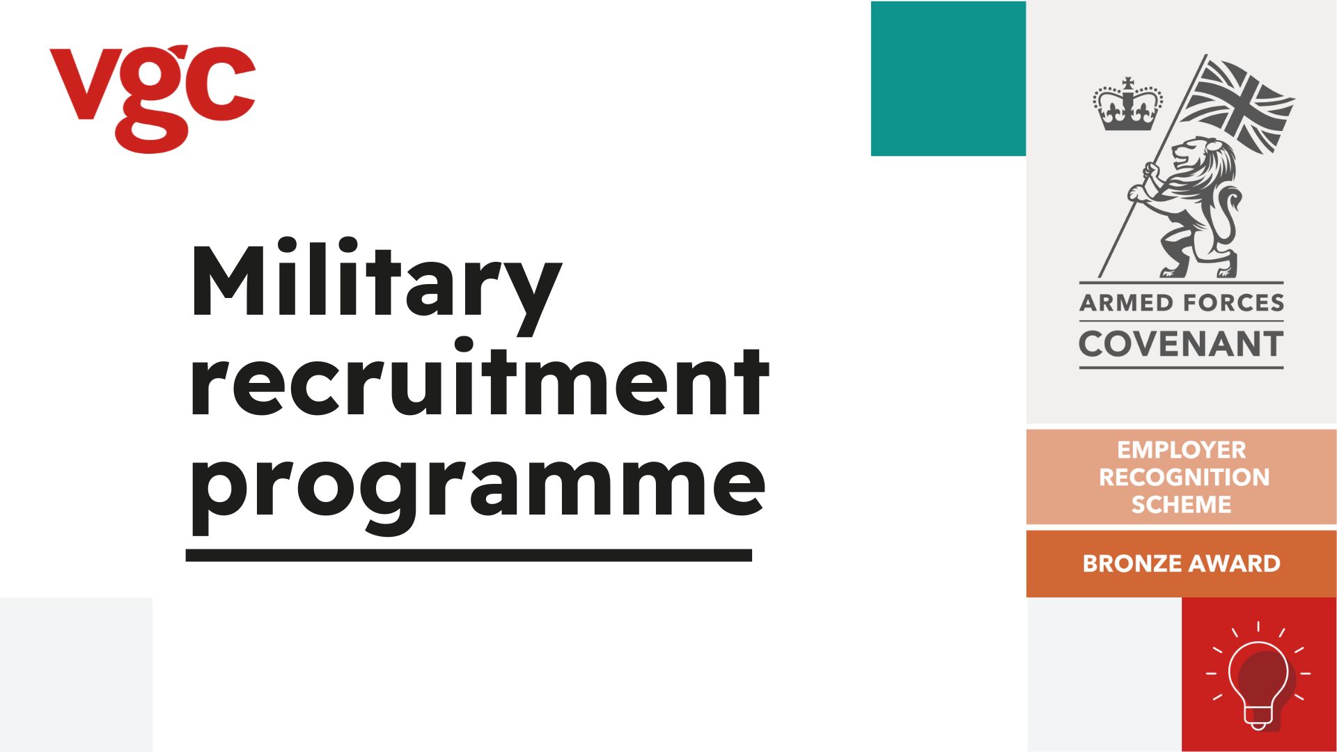 Military recruitment programme - VGC Group