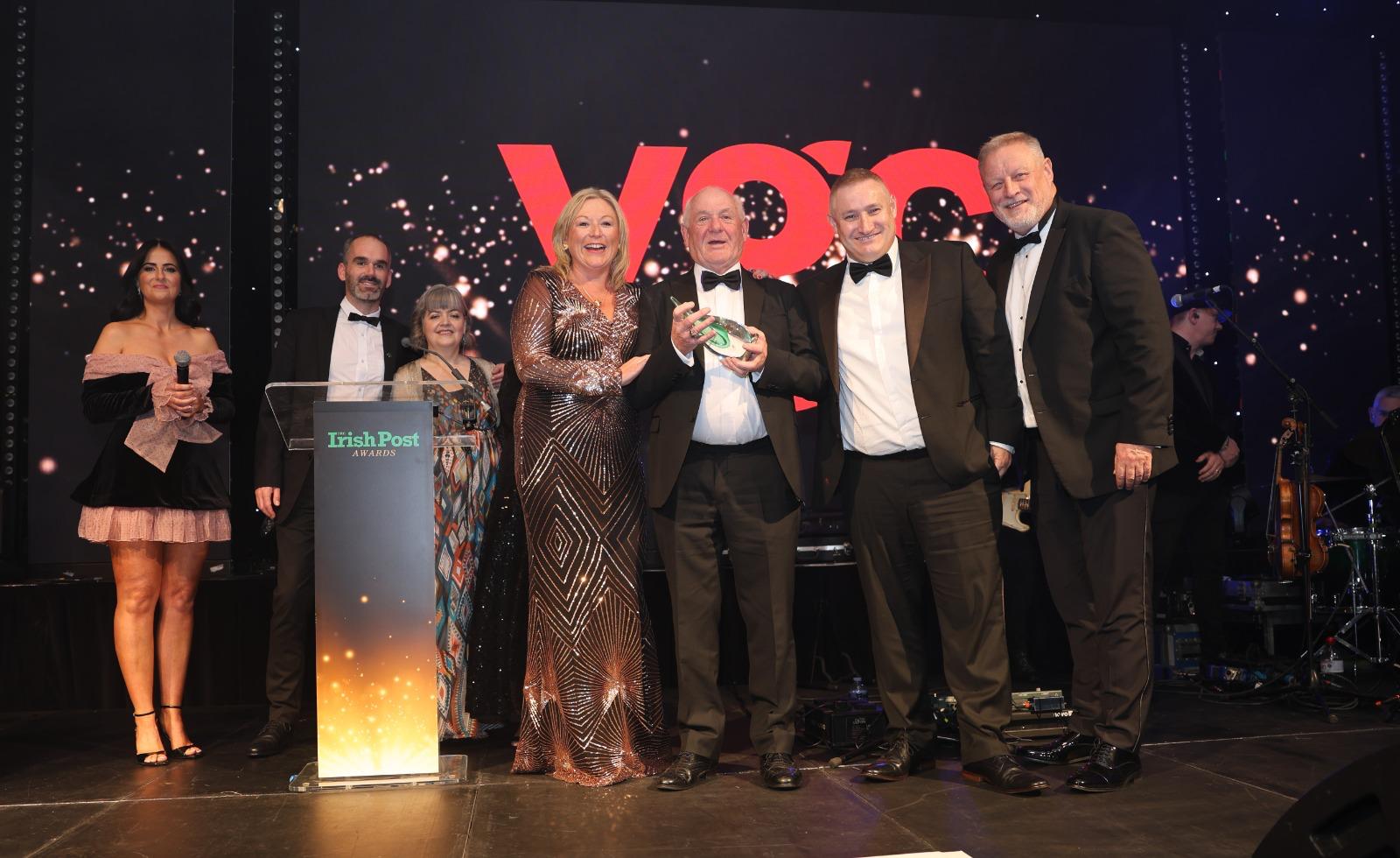 VGC awarded the Business Award at 2024 Irish Post Awards - VGC Group